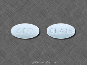 Pill Finder: APO OLA 15 Blue Elliptical / Oval - Medicine.com
