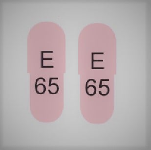 Pill Finder: E 65 Pink Capsule-shape - Medicine.com