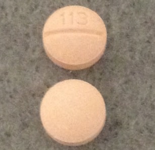 Pill Finder: 113 Peach Round - Medicine.com