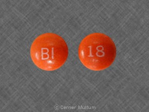 Pill Finder: BI 18 Orange Round - Medicine.com