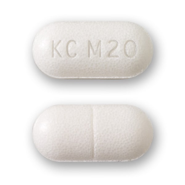 Pill Finder: KC M20 White Elliptical / Oval - Medicine.com