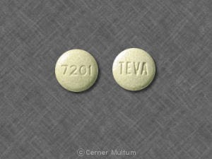 Pill Finder: TEVA 7201 Yellow Round - Medicine.com