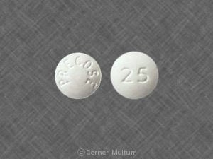 Pill Finder: PRECOSE 25 White Round - Medicine.com