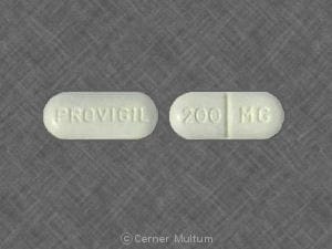Pill Finder: PROVIGIL 200 MG White Elliptical / Oval - Medicine.com