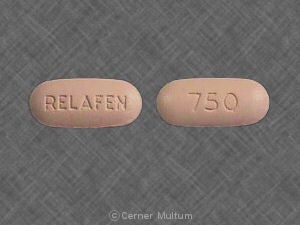 Pill Finder: RELAFEN 750 Beige Elliptical / Oval - Medicine.com