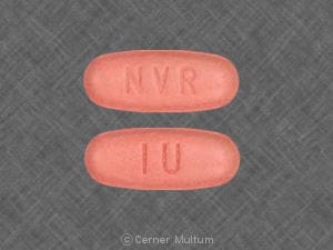 Pill Finder: NVR IU Red Elliptical / Oval - Medicine.com