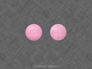 Pill Finder: JSP 562 Pink Round - Medicine.com