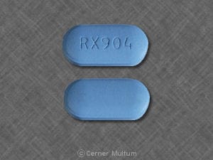 Pill Finder: RX 904 Blue Capsule-shape - Medicine.com