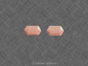 Pill Finder: VASERETIC MSD 720 Pink Six-sided - Medicine.com