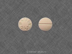 Pill Finder: WATSON 343 White Round - Medicine.com