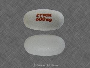 Pill Finder: ZYVOX 600 mg White Elliptical / Oval - Medicine.com