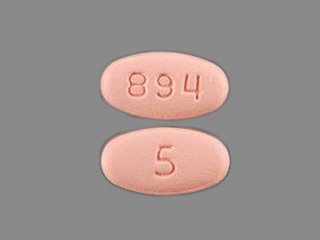 Pill Finder: 894 5 Pink Elliptical / Oval - Medicine.com