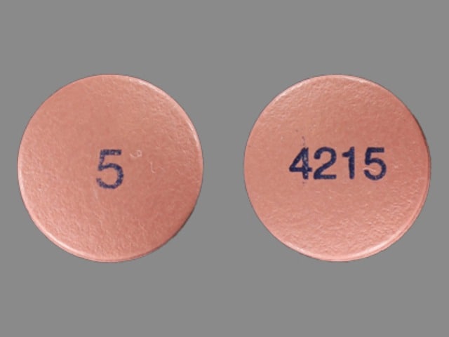 Pill Finder: 4215 5 Pink Round - Medicine.com