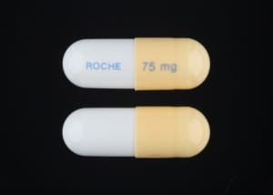 Pill Finder: ROCHE 75 mg Yellow Capsule-shape - Medicine.com