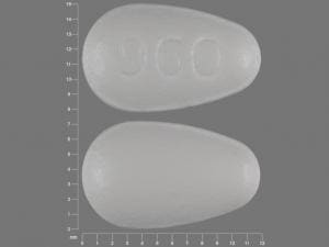 Pill Finder: 960 White Egg-shape - Medicine.com