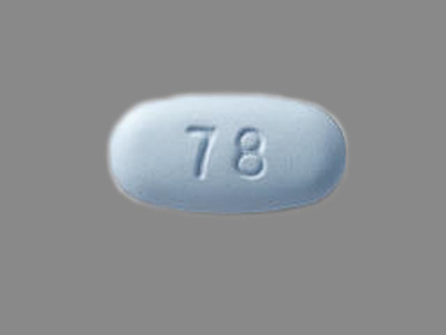 Pill Finder: 78 Blue Elliptical / Oval - Medicine.com