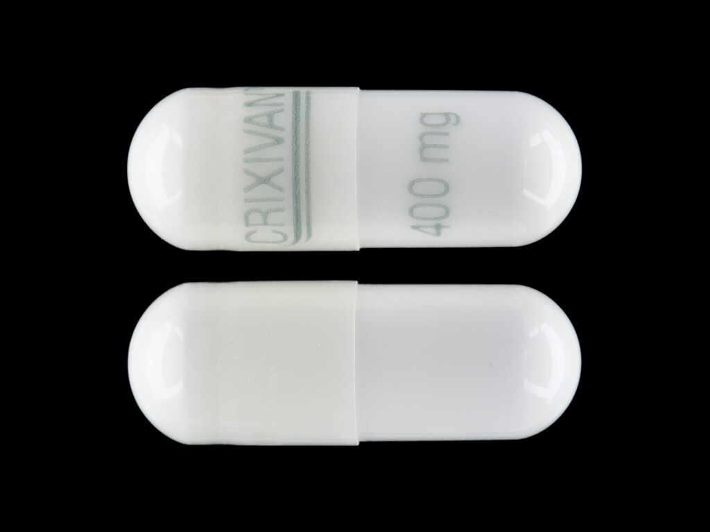 Pill Finder: CRIXIVAN 400 mg White Capsule-shape - Medicine.com