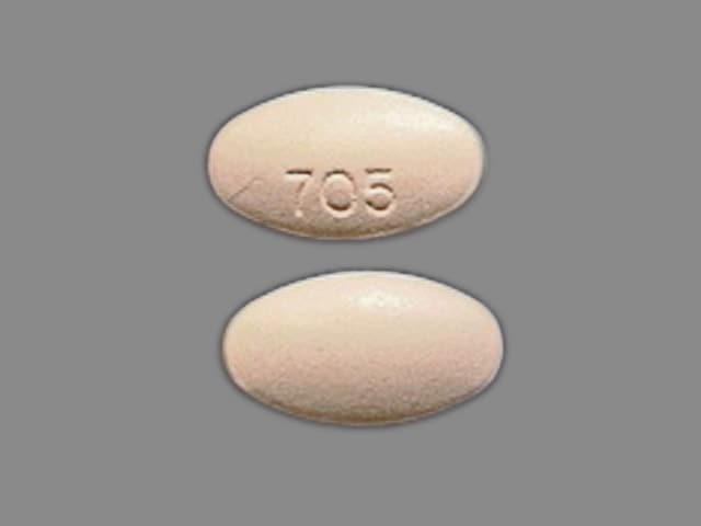Pill Finder: 705 White Elliptical / Oval - Medicine.com