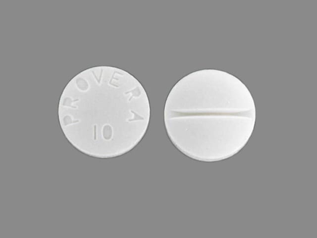 Pill Finder: PROVERA 10 White Round - Medicine.com