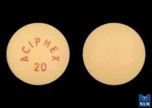 Pill Finder: ACIPHEX 20 Yellow Round - Medicine.com