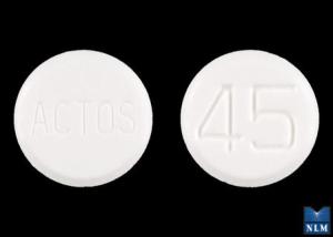 Pill Finder: ACTOS 45 White Round - Medicine.com