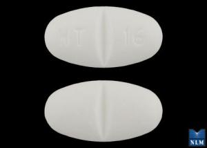 Pill Finder: NT 16 White Elliptical / Oval - Medicine.com