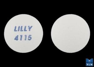 Pill Finder: LILLY 4115 White Round - Medicine.com