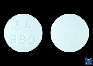 Pill Finder: 54 980 Blue Round - Medicine.com