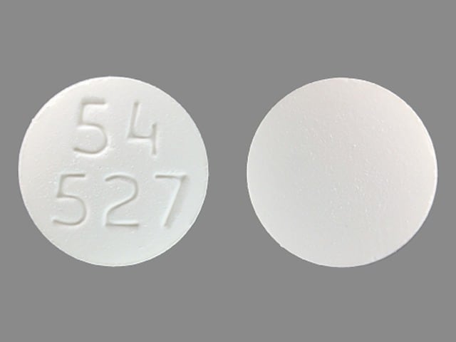Pill Finder: 54 527 White Round - Medicine.com