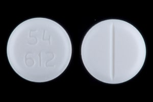 Pill Finder: 54 612 White Round - Medicine.com