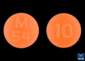 Pill Finder: M 54 10 Orange Round - Medicine.com