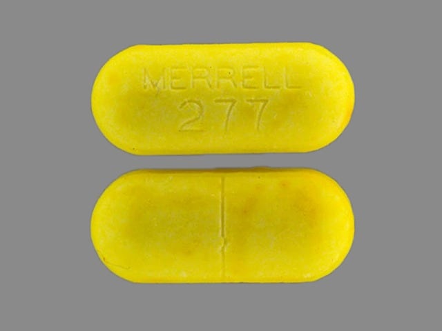 Pill Finder: MERRELL 277 Yellow Capsule-shape - Medicine.com