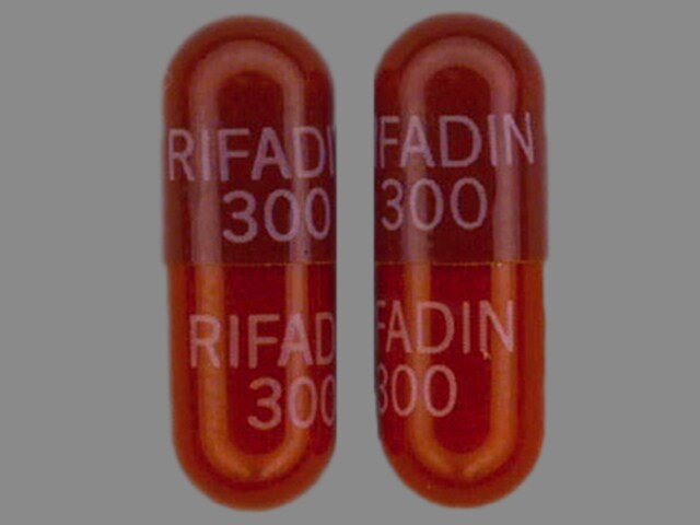 Pill Finder: RIFADIN 300 RIFADIN 300 Red Capsule-shape - Medicine.com