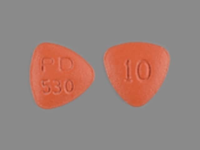 Pill Finder: PD 530 10 Brown Three-sided - Medicine.com