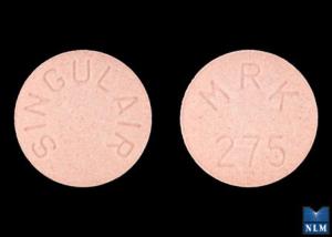Pill Finder: SINGULAIR MRK 275 Pink Round - Medicine.com