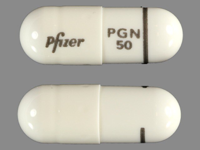 Pill Finder: Pfizer PGN 50 White Capsule-shape - Medicine.com