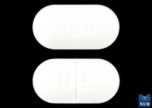 Pill Finder: NE 406 White Capsule-shape - Medicine.com