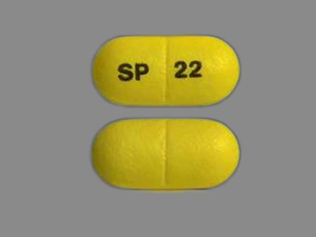 Pill Finder: SP 22 Yellow Capsule-shape - Medicine.com