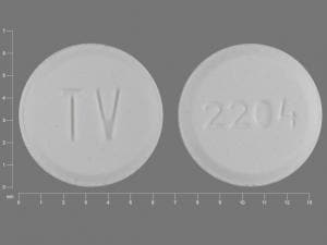 Pill Finder: TV 2204 White Round - Medicine.com
