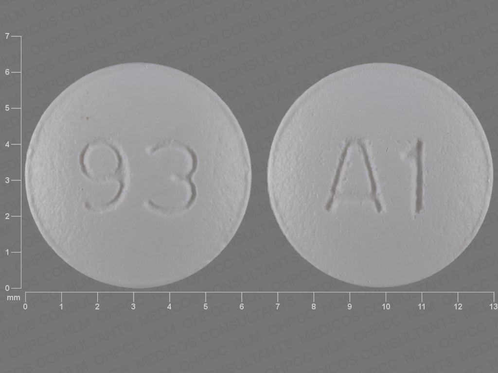 Pill Finder: 93 A1 White Round - Medicine.com