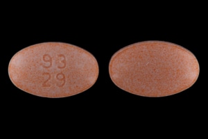 Pill Finder: 93 29 Orange Elliptical / Oval - Medicine.com