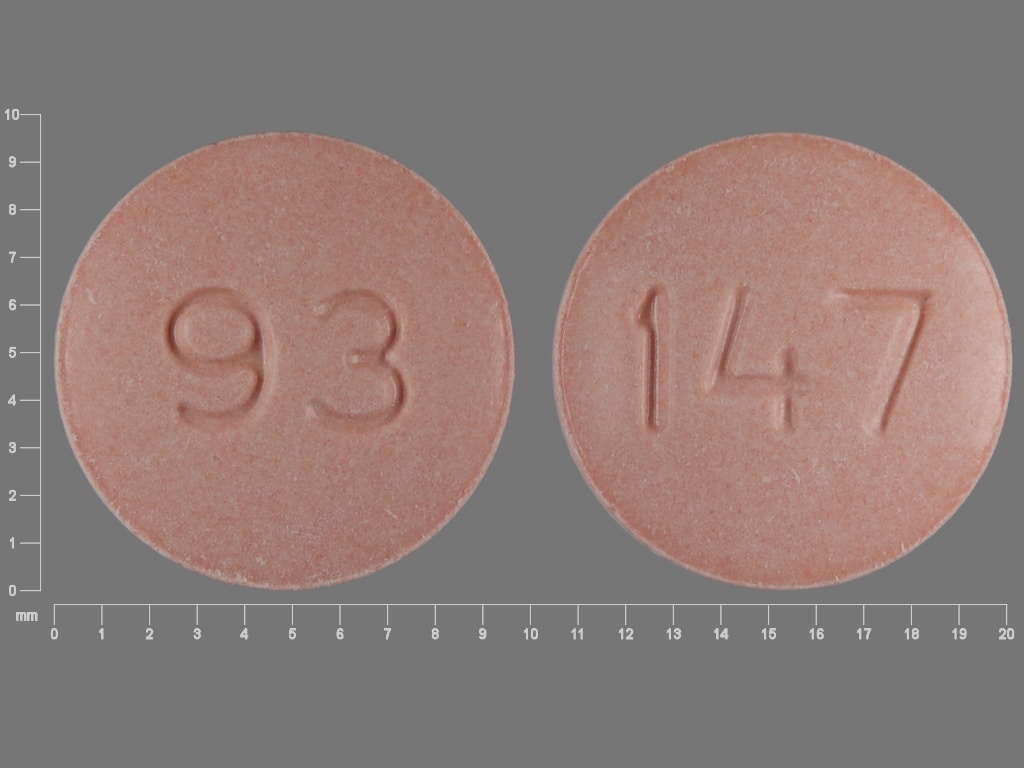 Pill Finder: 93 147 Red Round - Medicine.com