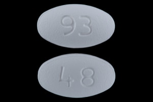 Pill Finder: 93 48 White Elliptical / Oval - Medicine.com