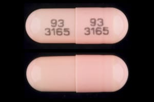 Pill Finder: 93 3165 93 3165 Pink Capsule-shape - Medicine.com