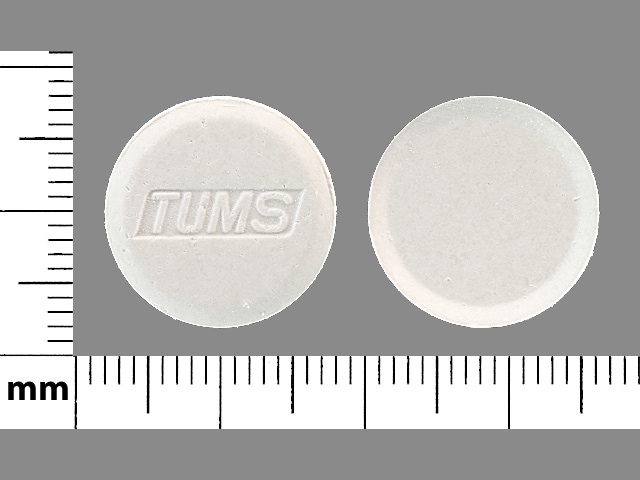 Pill Finder: TUMS White Round - Medicine.com