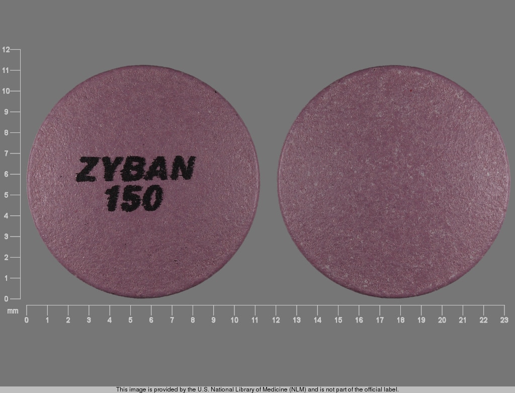 Pill Finder: ZYBAN 150 Purple Round - Medicine.com
