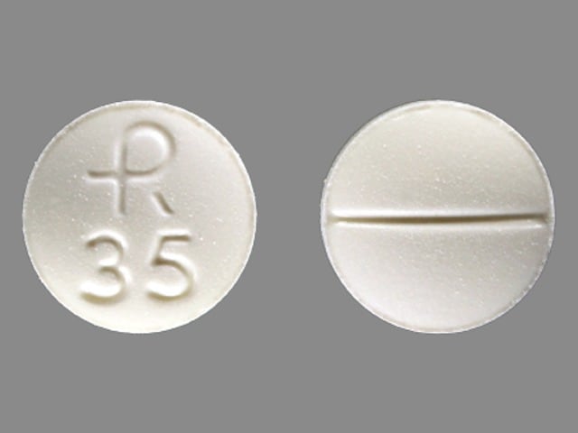 Pill Finder: R 35 White Round - Medicine.com