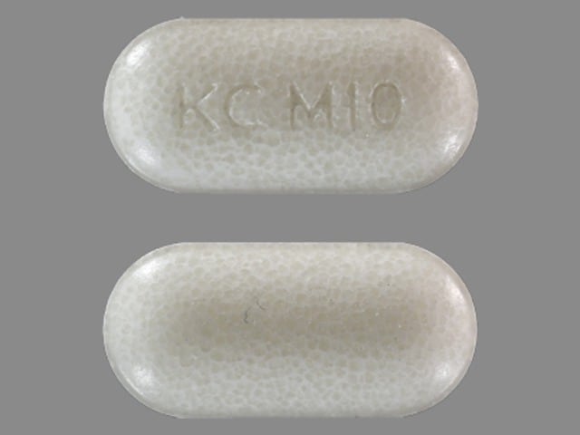 Pill Finder: KC M10 White Elliptical / Oval - Medicine.com