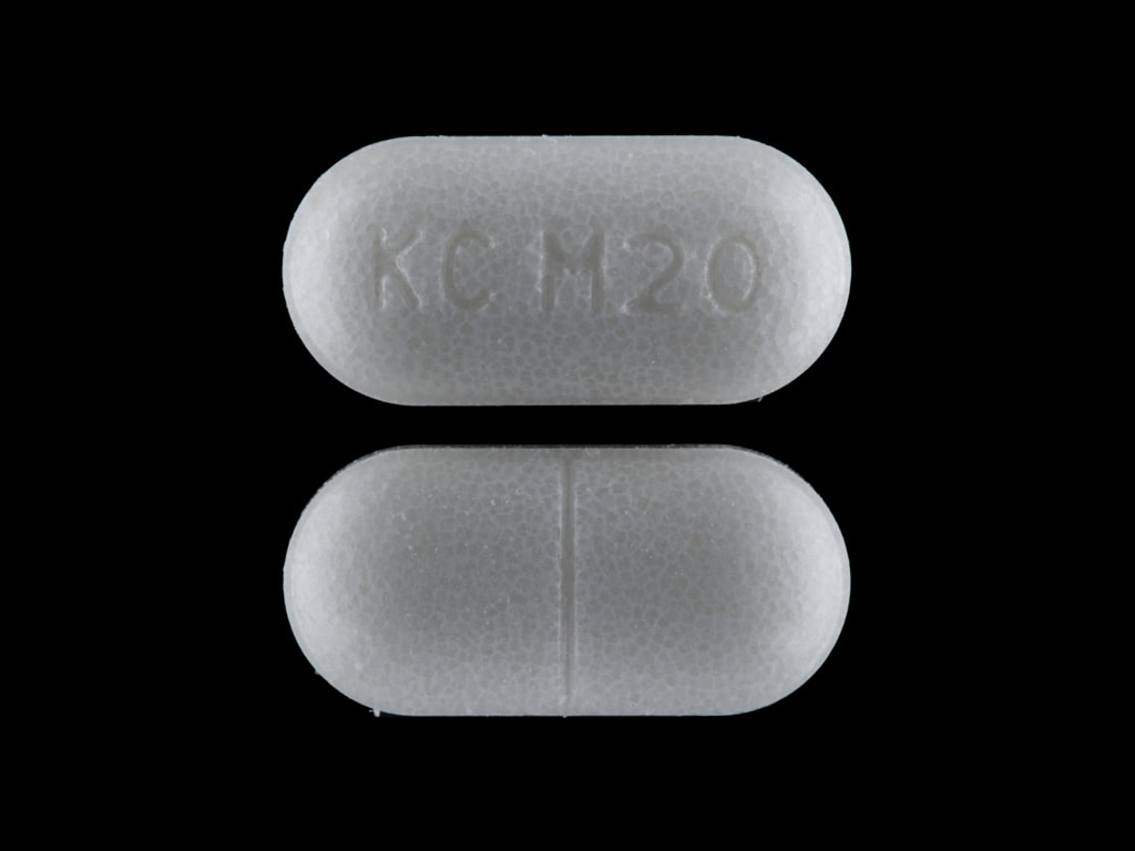 Pill Finder: KC M20 White Elliptical / Oval - Medicine.com