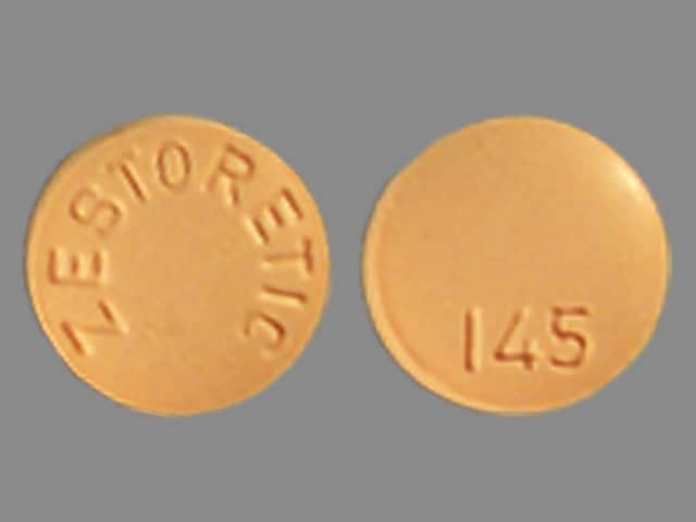 Pill Finder: ZESTORETIC 145 Orange Round - Medicine.com